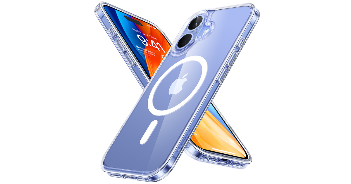 Premium ovitek Torras "Diamond MagSafe" za iPhone 16 - clear - gizzmo.si