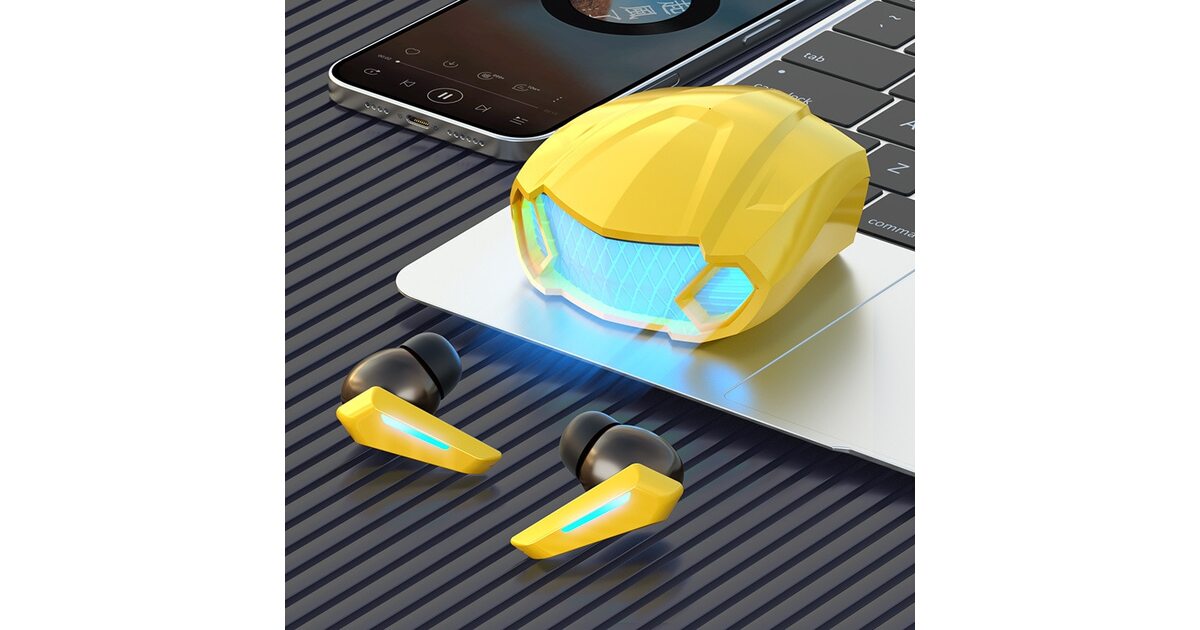 Brezžične slušalke GTAudio Pro - Edinstvena LED postaja, 360 ...