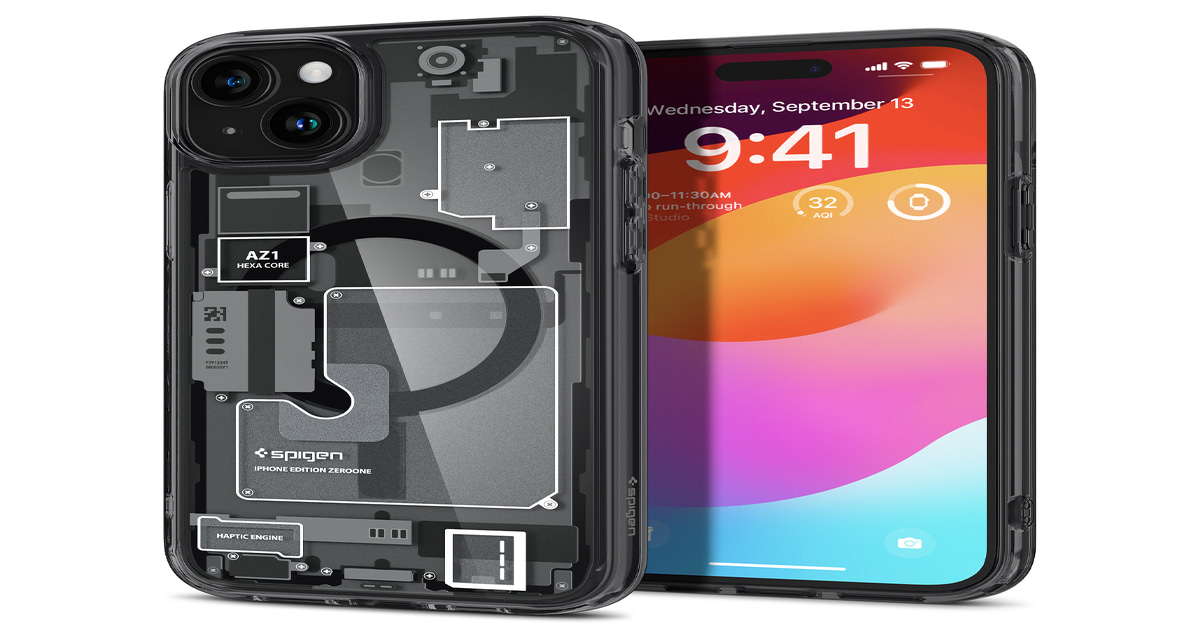 Ovitek Spigen "Ultra Hybrid Mag" za iPhone 15 Plus - zero one - gizzmo.si