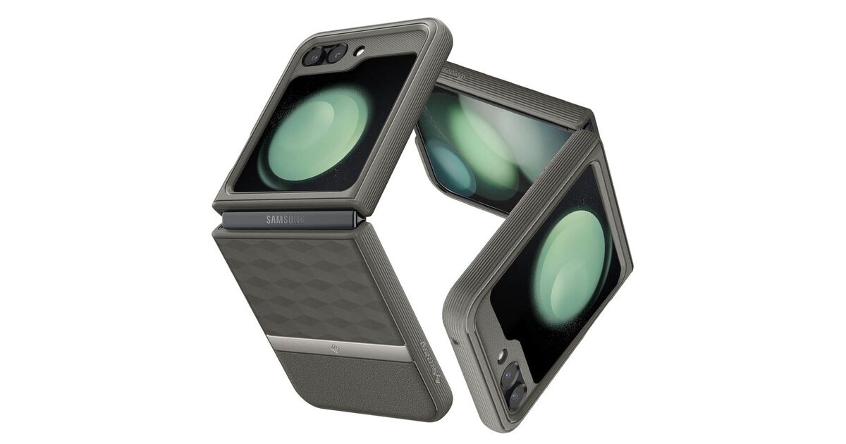 Ovitek "Caseology Parallax Series" za Samsung Galaxy Z Flip5 - ash grey ...