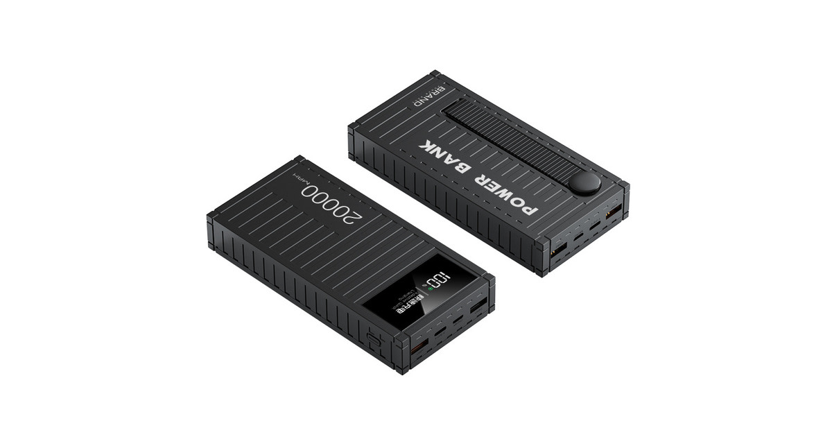 Power Bank Container Max 20.000 mAh 66W hitro polni 3 naprave hkrati ...