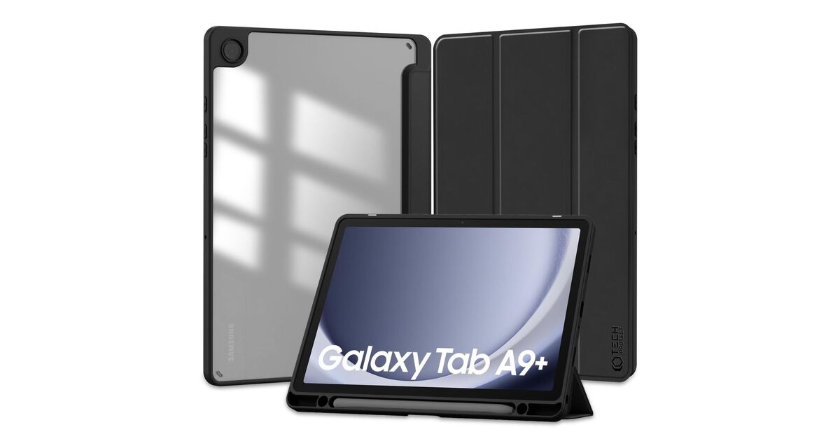 Hibriden etui Tech-Protect "SC Pen" za Samsung Galaxy Tab A9 Plus - črn ...
