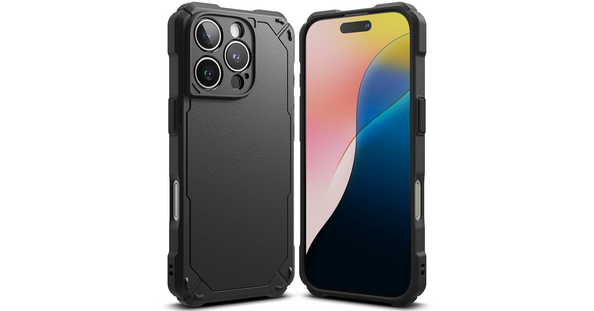 Ovitek Ringke "Rugged Gear Magnetic" za iPhone 16 Pro - black - gizzmo.si