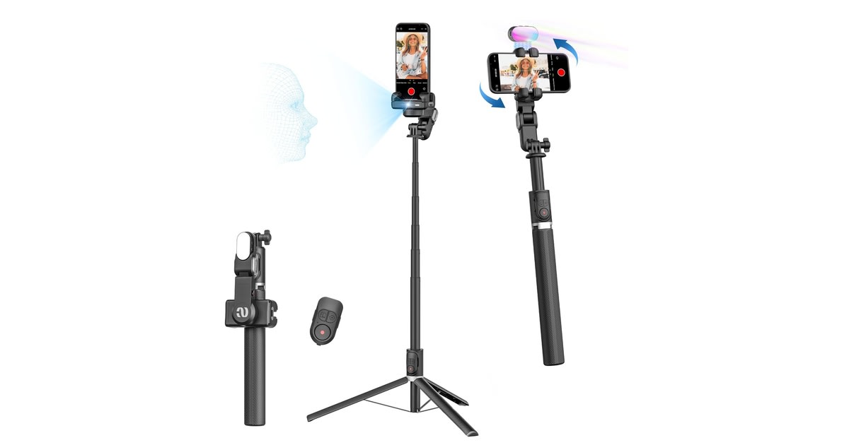 Gimbal stabilizator Smart M2 Pro - 1-osni AI 4v1 komplet z RGB lučko ...