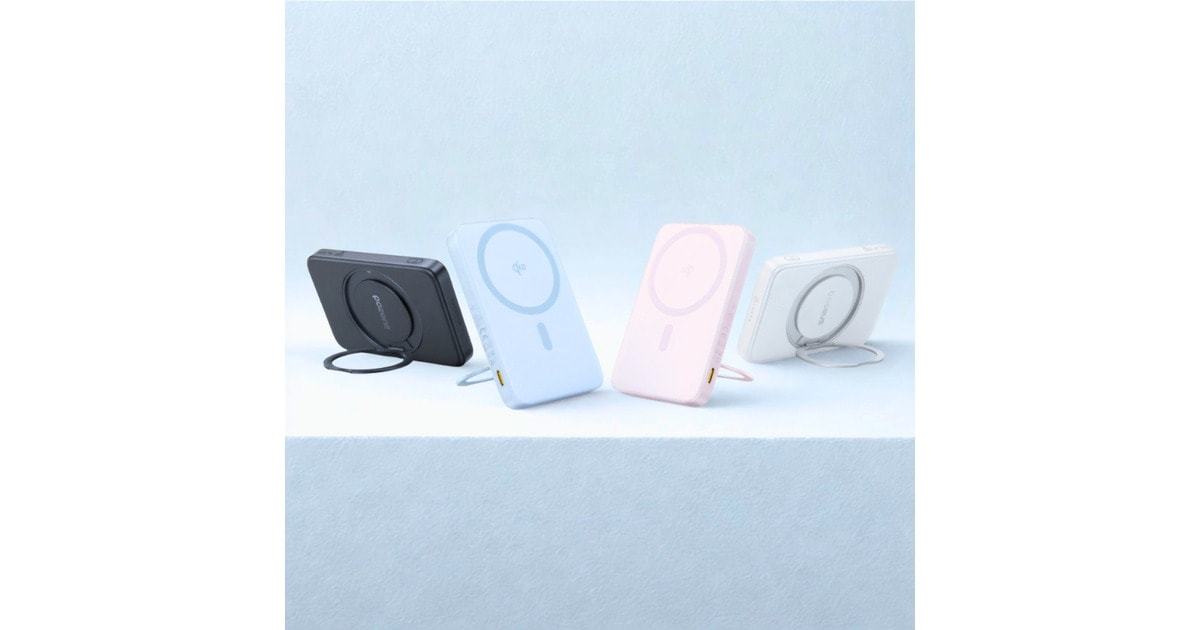 Power bank Baseus Qi2 "PicoGo" 20W MagSafe z vrtljivim stojalom - 5000 ...