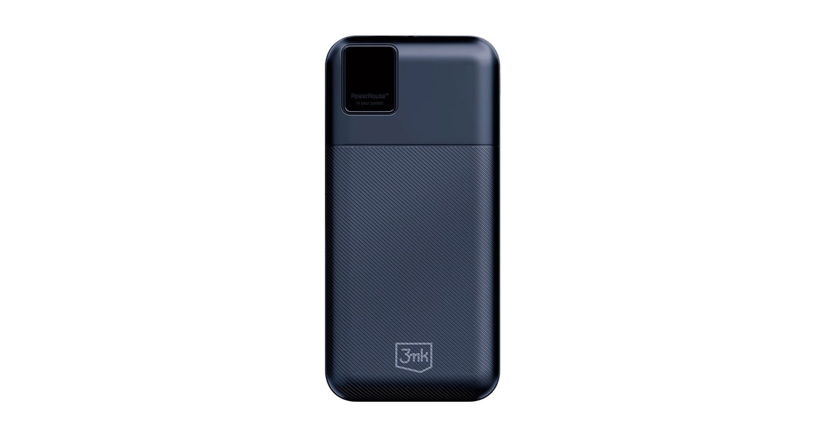 Power bank 3mk "PowerHouse" 20000 mAh z 2x USB-A, 1x USB-C vhodom in QC ...