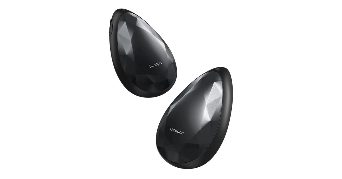 Prenosna grelca za roke Ocoopa "UT24" z USB-C polnjenjem - črn - gizzmo.si